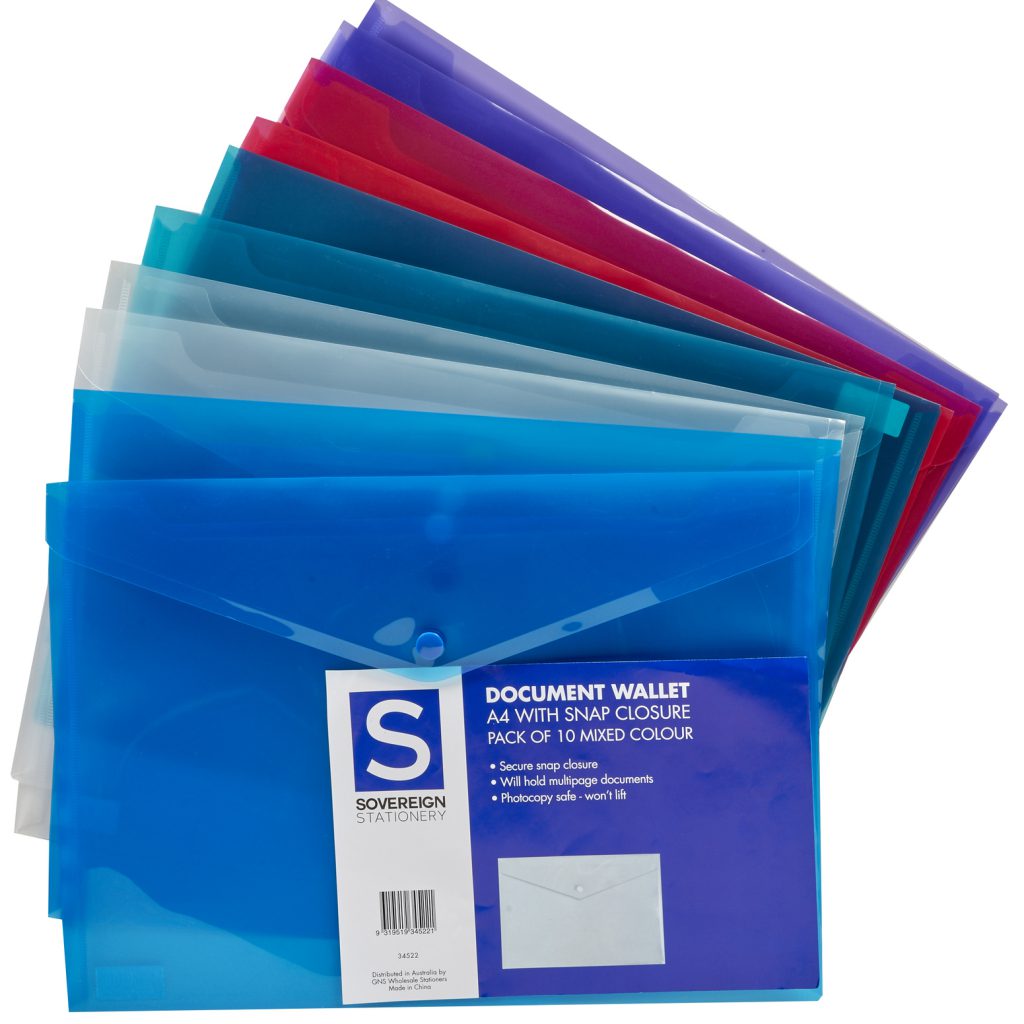 document wallets – Back 2 School